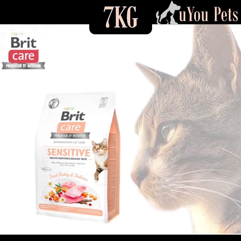 Brit Care Cat Food 7kg ( Kitten, Adult, Indoor, Large Cats, Sterilized ...
