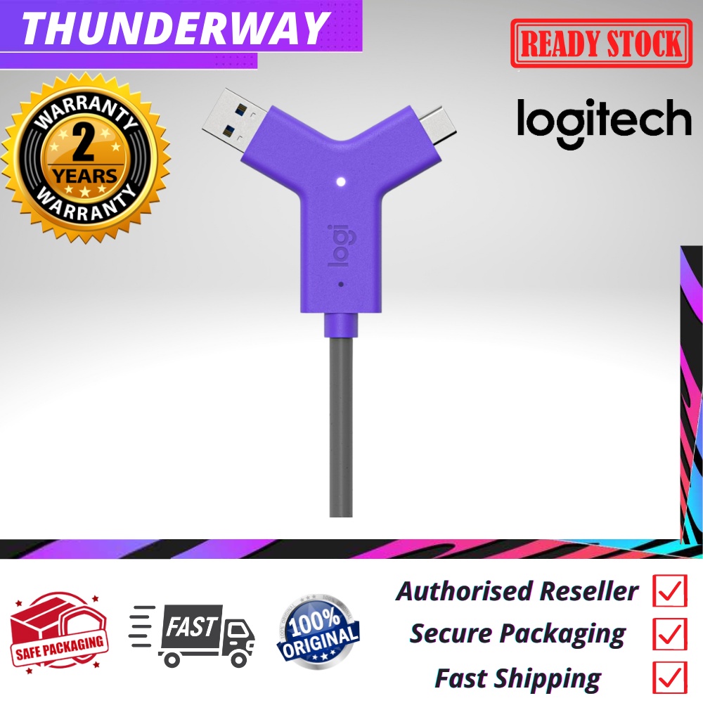 LOGITECH Swytch (with USB 3.0 Type A & Type C port) | Shopee Malaysia