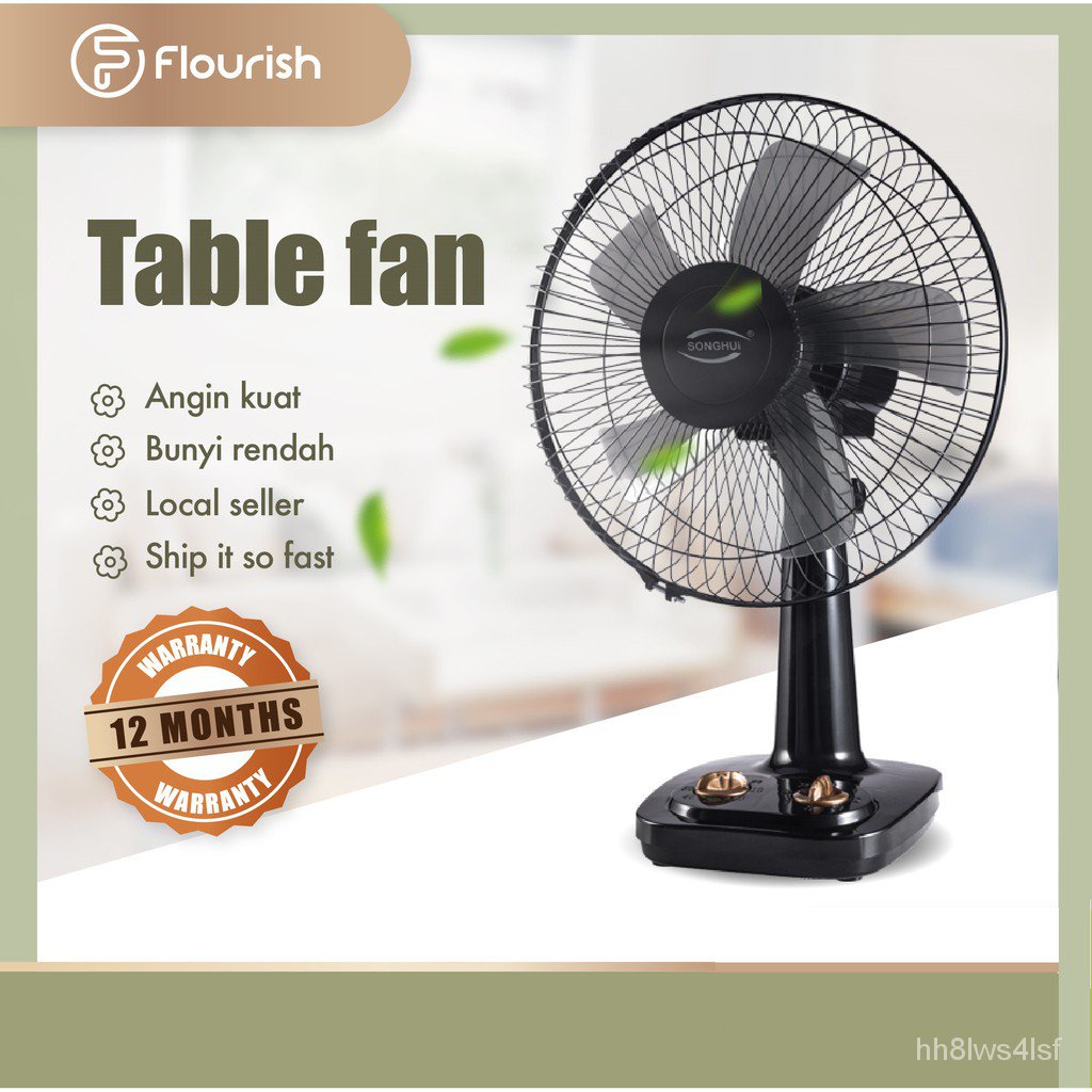 【READY STOCK)】kipas Table fan ground fan kipas meja one year warranty ...