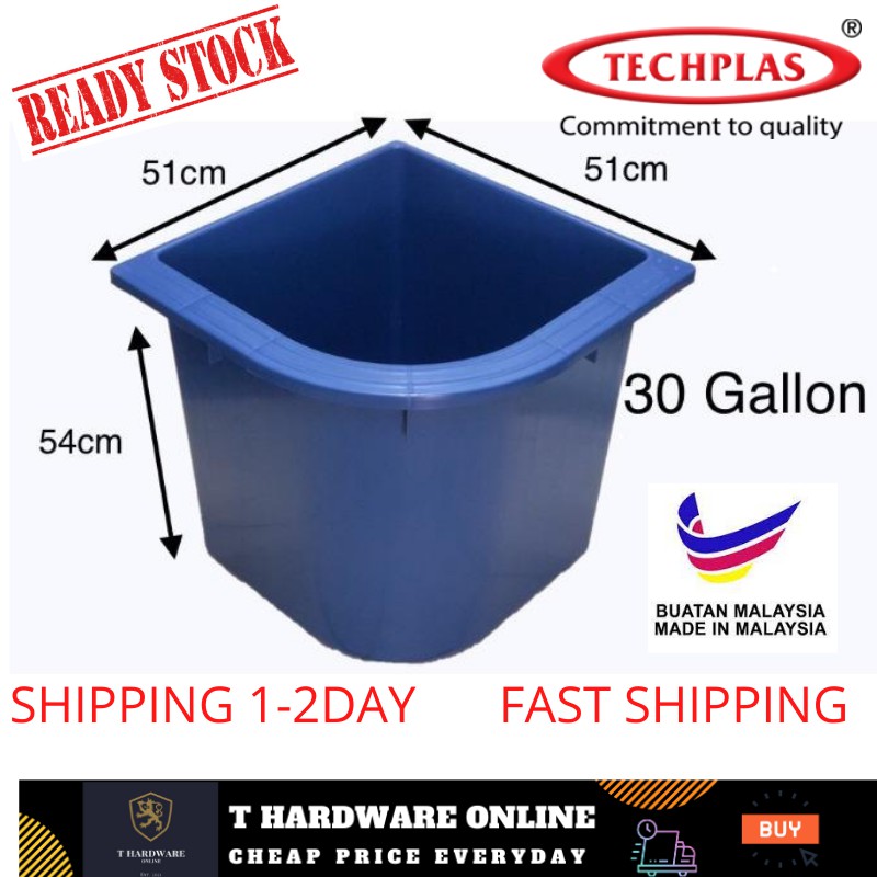️100% Original ️30 Gallon Water Tub Polymate Tank / Kolam Air 30 Gallon ...