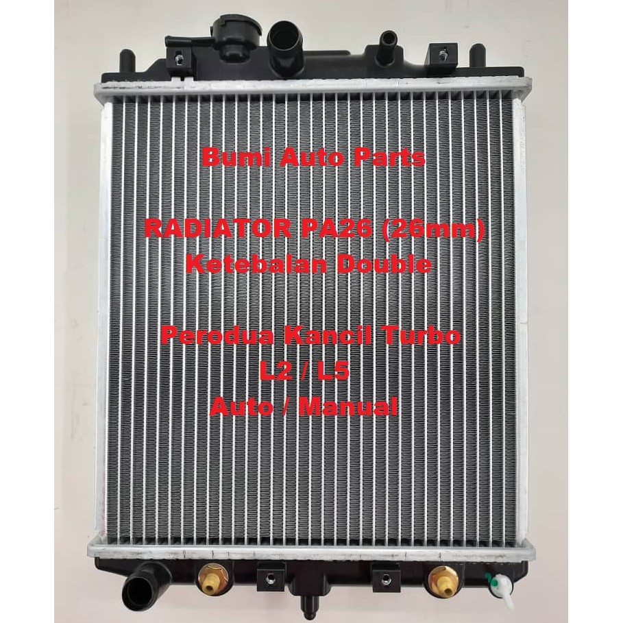 Radiator Perodua Kancil L2 / L5 Turbo Auto / Manual Tangki Air Kereta ...