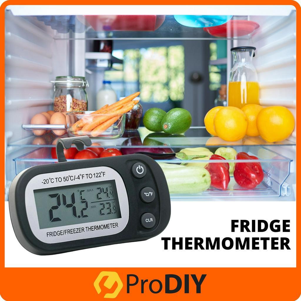 Digital Thermometer LCD Digital Screen Precision Refrigerator Fridge ...