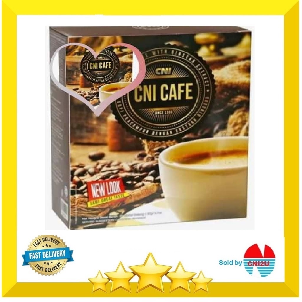 CNI Cafe 15s - campuran serbuk kopi halus dan ekstrak ginseng | Shopee ...