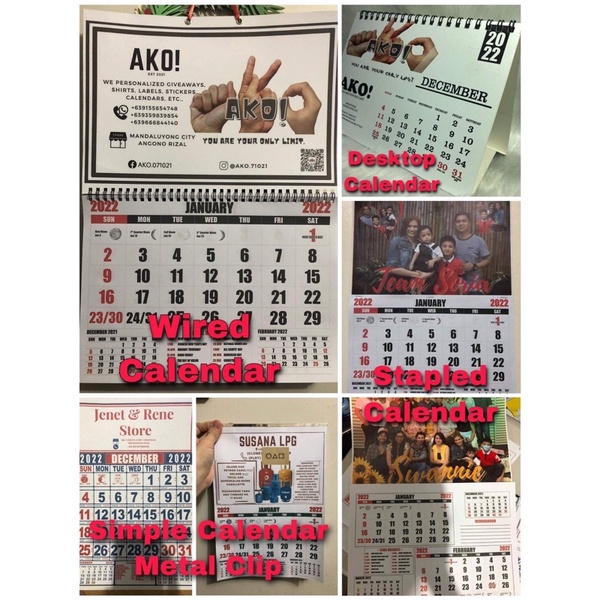 Commercial Calendar and Personalized Calendar | Shopee Malaysia