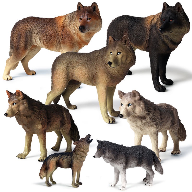 Simulation Wolf Animal Model Howling Wolf Big Bad Wolf Jackal Wolf Cub ...