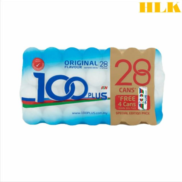 [ORIGINAL]100 PLUS -28 CANS(325ml) PER CARTON | Shopee Malaysia