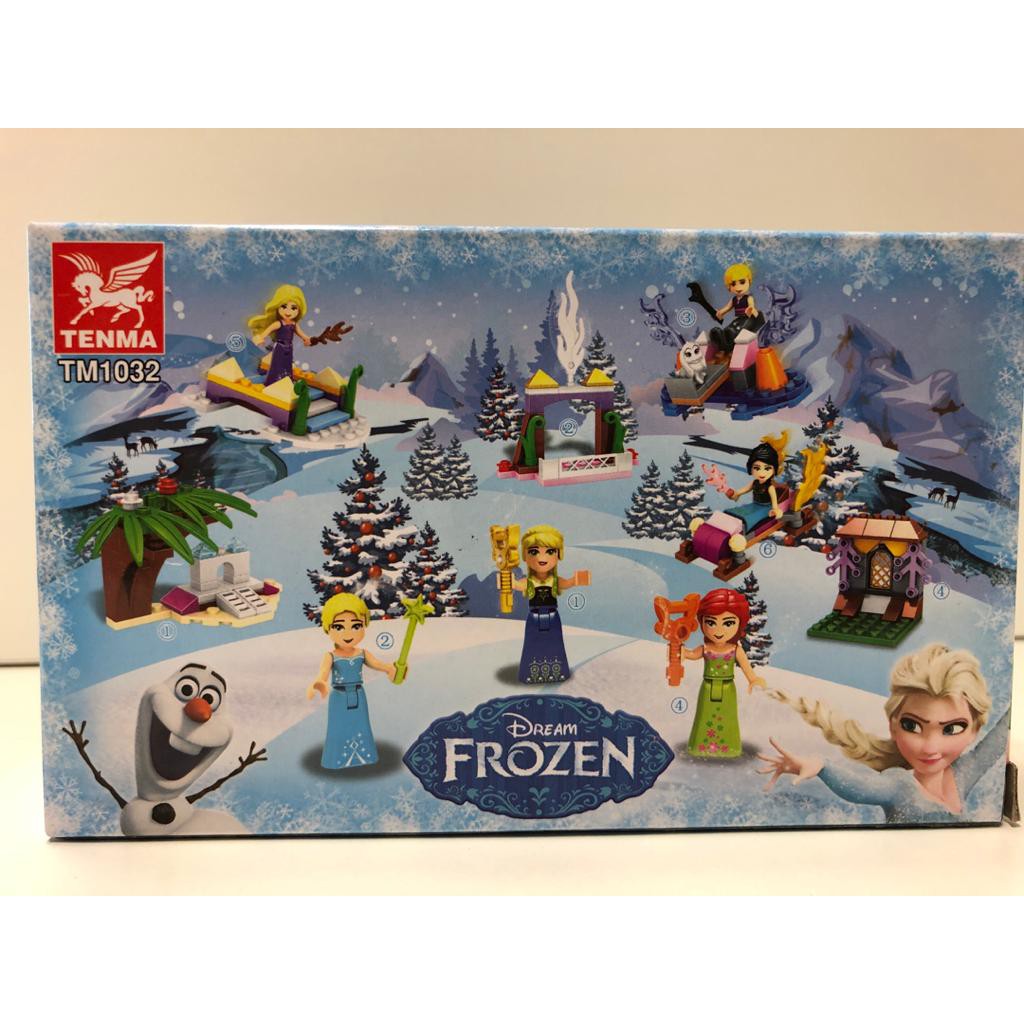 TOY Compatible with lego Frozen Disney building block elsa | Shopee ...