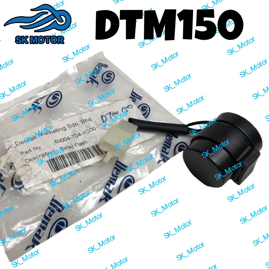 Demak DTM 150 / DTM 200 Original Flasher Relay / Signal Relay / Signal ...