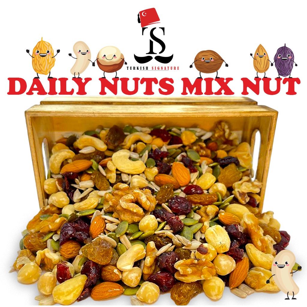 🔥SIGNATURE DAILY MIX NUTS & SEED & RAISIN & FRUIT/CAMPURANG KACANG ...