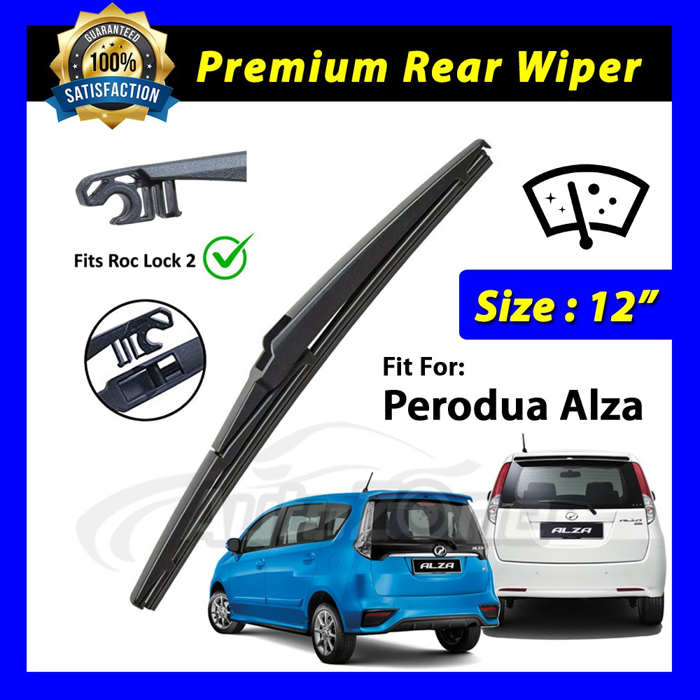 Perodua Alza (12") Rear Wiper (1pc) Pengelap Cermin Belakang (Sebatang ...
