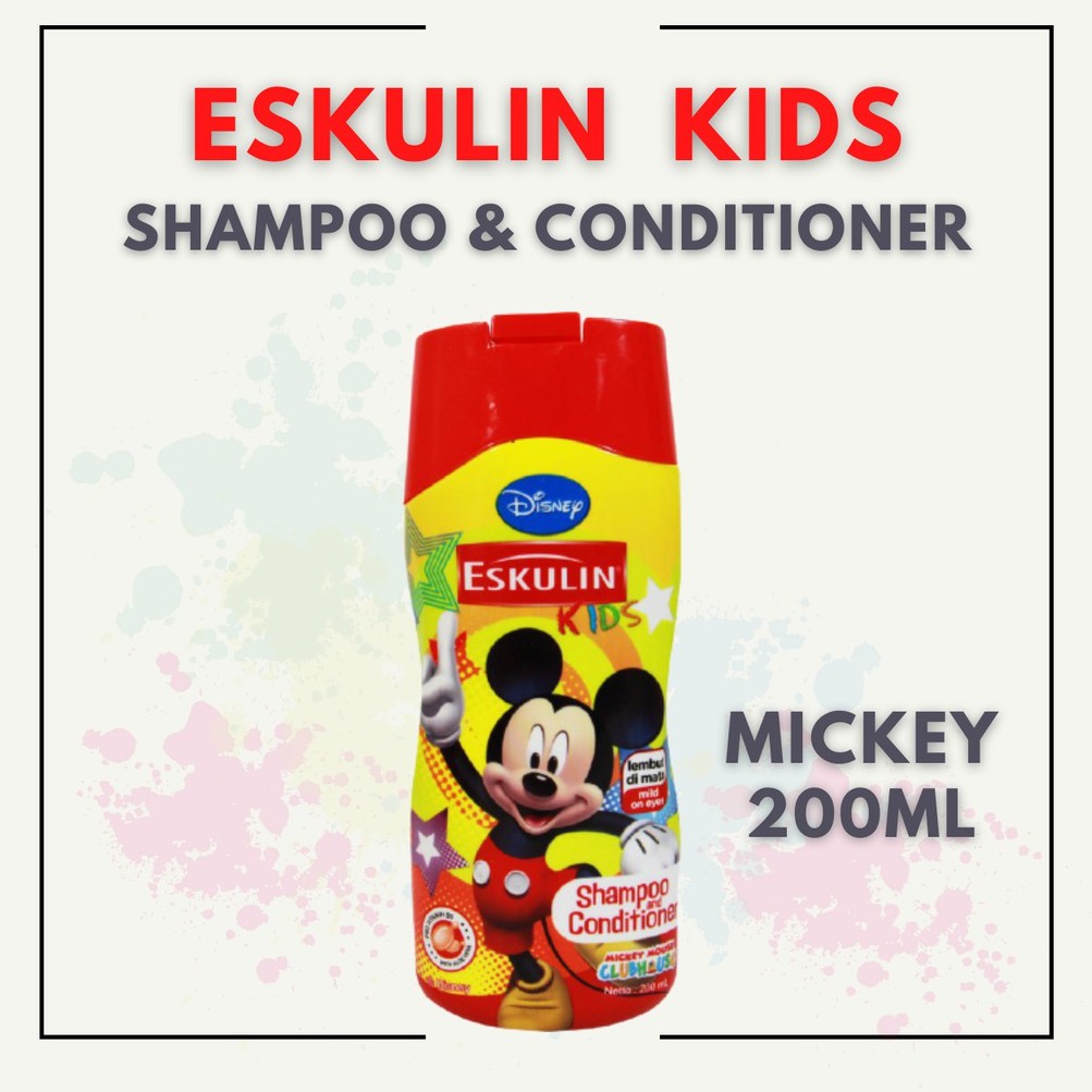 Eskulin Kids Disney / Mickey Mouse / Shampoo & Conditioner / Baby ...