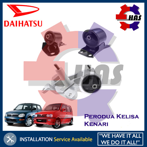 Perodua Kelisa Kenari 100% Original Daihatsu Engine Mounting Set (3pcs ...