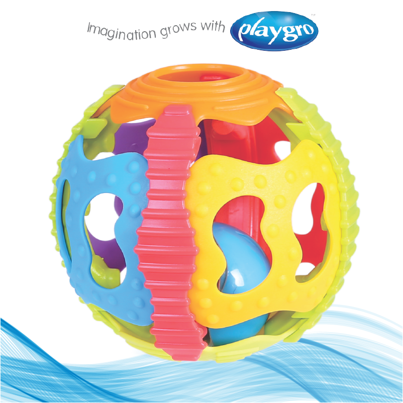 Playgro 4083681 Shake Rattle & Roll Ball Muiticolour | Shopee Malaysia