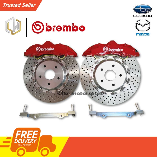 Brembo GT6 6Pot Brake Kit - Subaru XV Forester BRZ / Mazda 3 Mazda 6 ...
