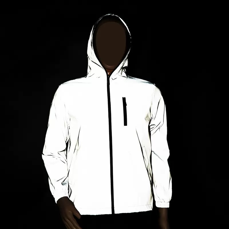 QUALITY TERBAIK JACKET Night Reflective Jacket Thin Light Safety Jaket ...