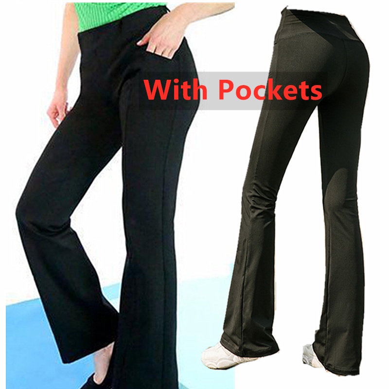 Plus Size Netball Pants Bootcut Women Wide-leg Pants & Sweatpants ...