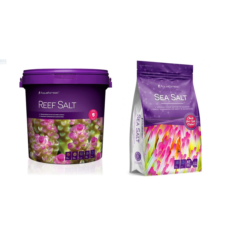 AquaForest Reef Salt 1kg / 2kg repack Marine Reef salt Marine salt ...