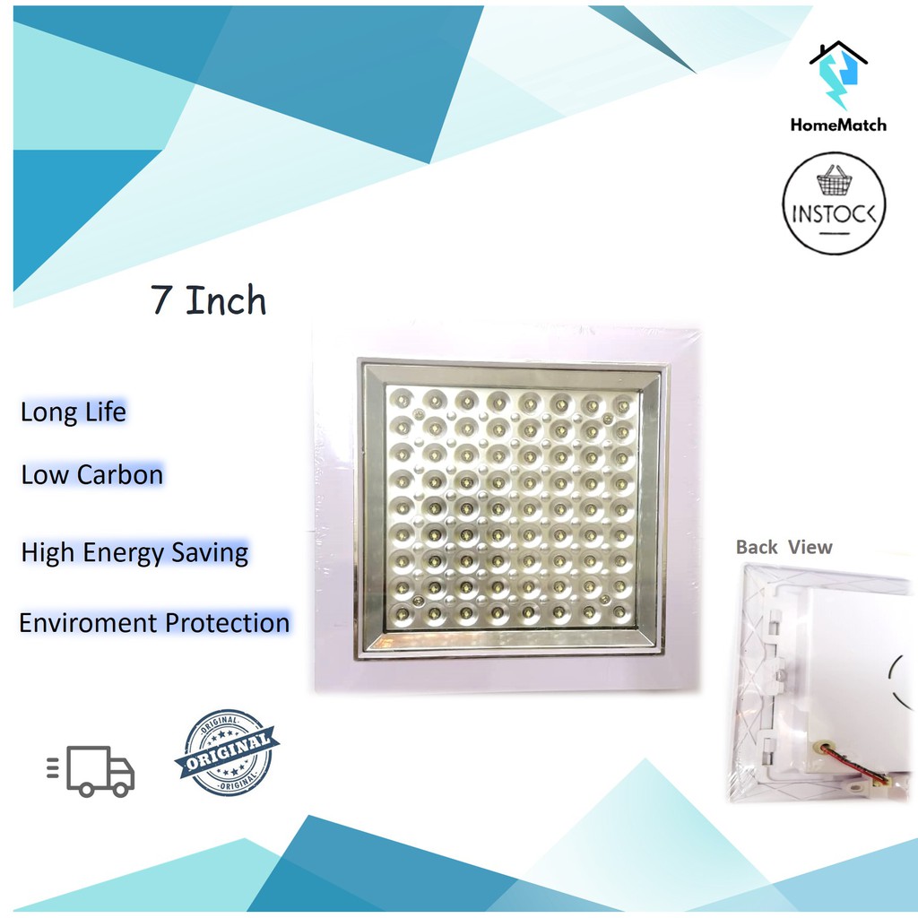 7 Inch 7W Led Ceiling Light / Lampu Ceiling | Shopee Malaysia