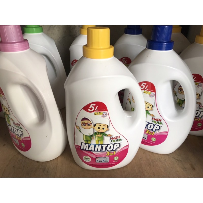 sabun mantop pencuci pakaian sabun basoh baju wangi mantop 5liter hadi ...