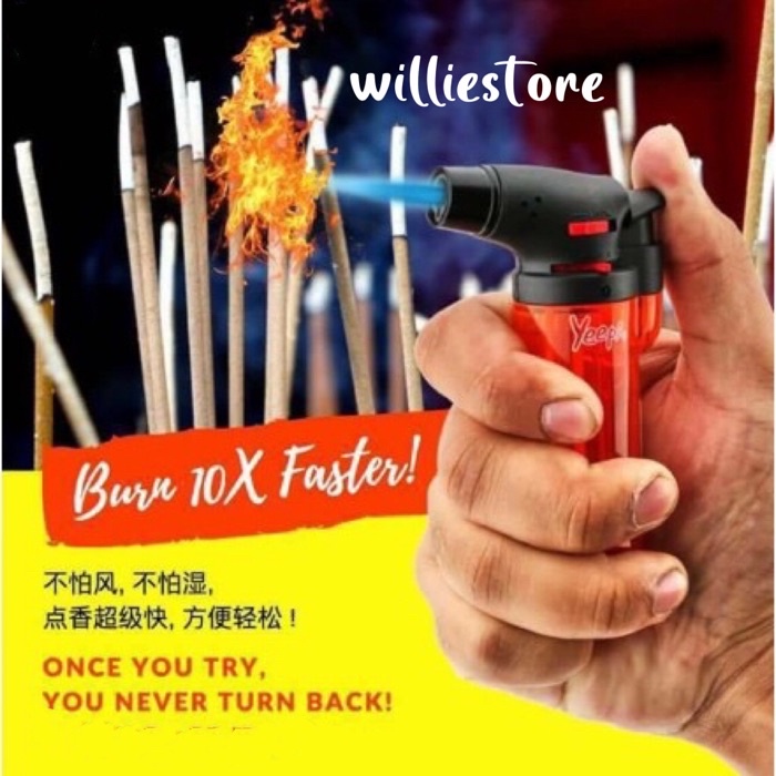 Windproof Jet Flame Lighter/Refillable Windproof Torch Jet Turbo Gas ...