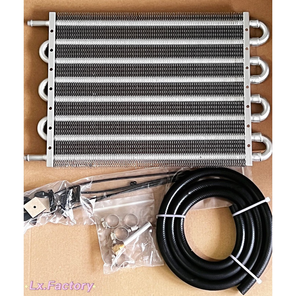 Universal Transmission Fluid Cooler Atf Auto Gear Oil Cooler 4 / 6 / 8 ...