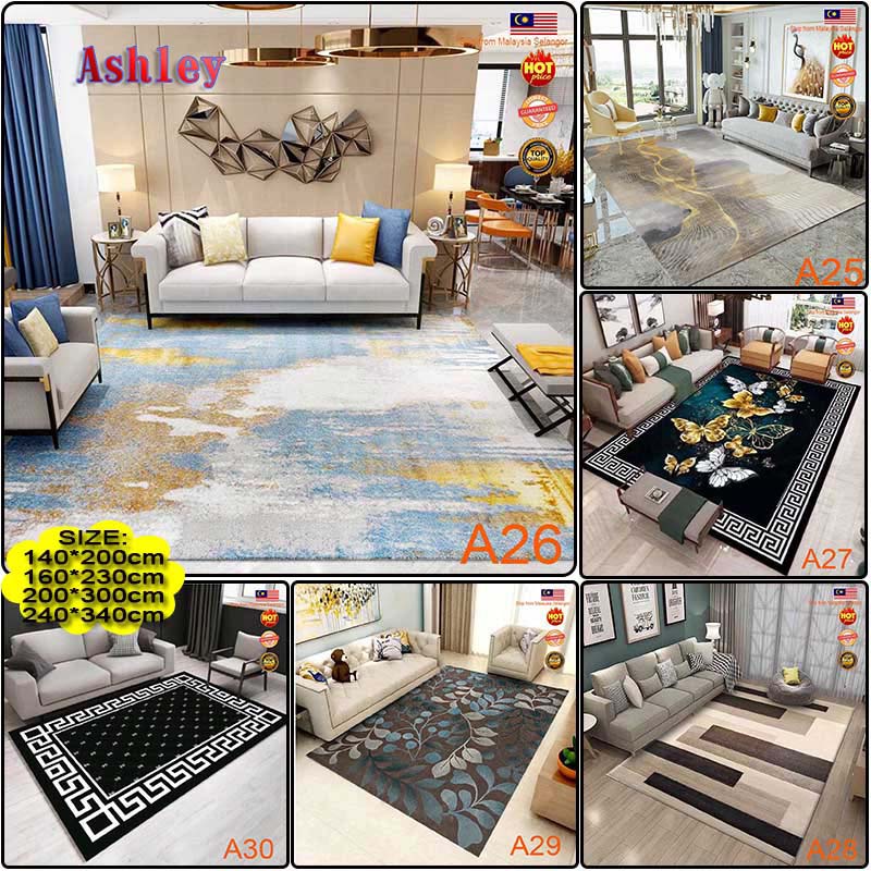 💋🌈7XL: ( 240*340 cm ) Crystal Velvet Carpet 5D / Floor mat / Rugs ...