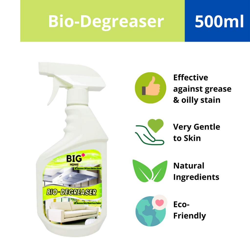 BIG+ Bio Degreaser 500ml Oven Cleaner Stove Kitchen Cleaner Spray ...