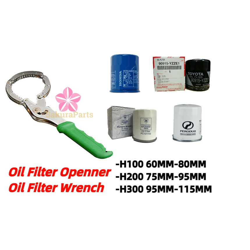 Engine Oil Filter Openner / Oil Filter Wrench H100 -Perodua / Proton ...