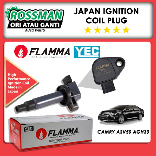 TOYOTA CAMRY ASV50 AGH30 JAPAN FLAMMA YEC IGNITION COIL PLUG | Shopee ...