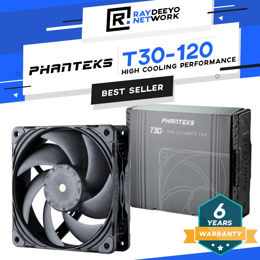 Phanteks T30 120 PWM Case Fan [High Cooling Performance/Low Noise ...