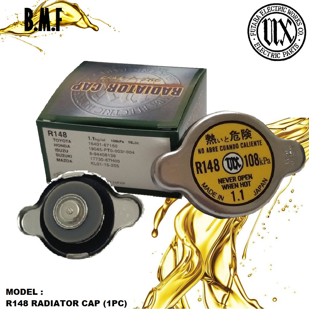 FUTABA (R148) RADIATOR CAP 1.1 FOR PERODUA VIVA/MYVI/AXIA/BEZZA ...