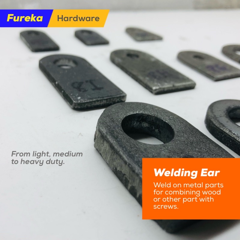 10pcs Welding ear door screw telinga besi pintu skru grill | Shopee ...