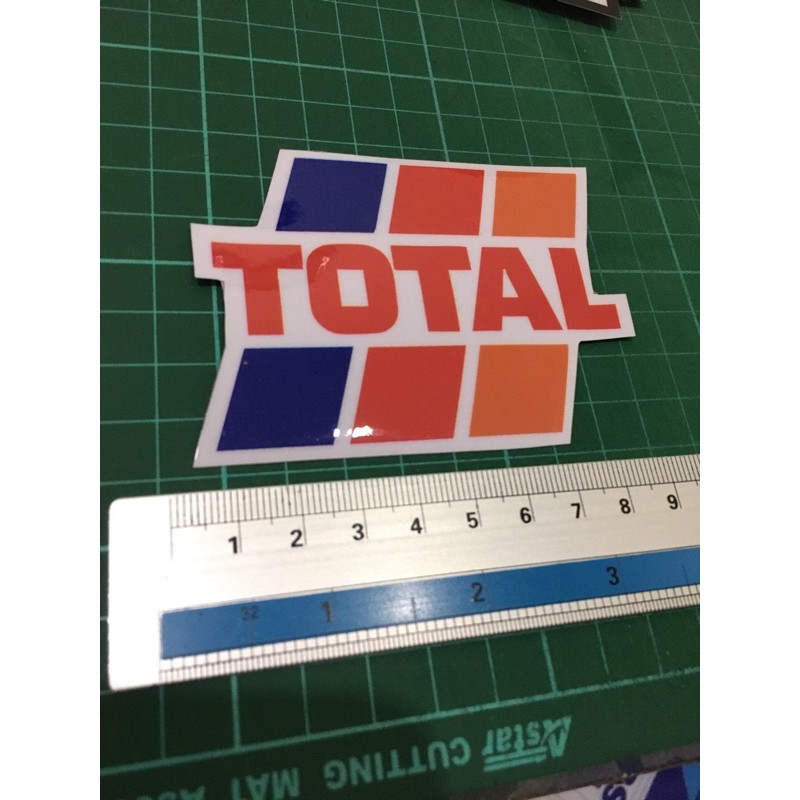 Sticker total oil logo oldschool | Shopee Malaysia