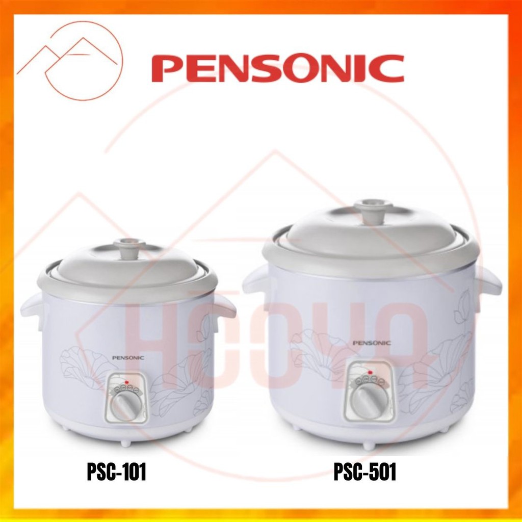 Pensonic Electric Slow Cooker PSC-501 (5L) / PSC-101 (1L) With ...