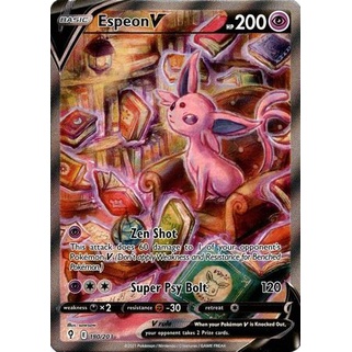 Pokemon TCG Card - Espeon V - 180/203 - Alternate Art Ultra Rare ...