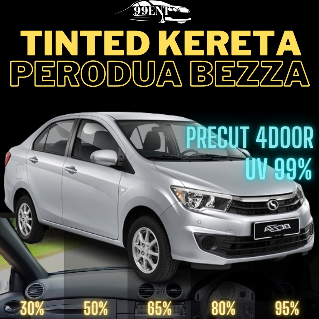 Tinted Bezza Potong Panas UV99% / Tinted Perodua Bezza 4 Pintu Siap ...