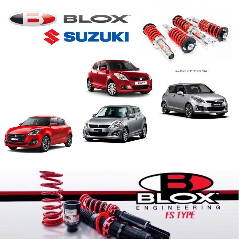 BLOX FS Type Adjustable - Suzuki Swift ZC21S, ZC31S, ZC32S, ZC72S ...