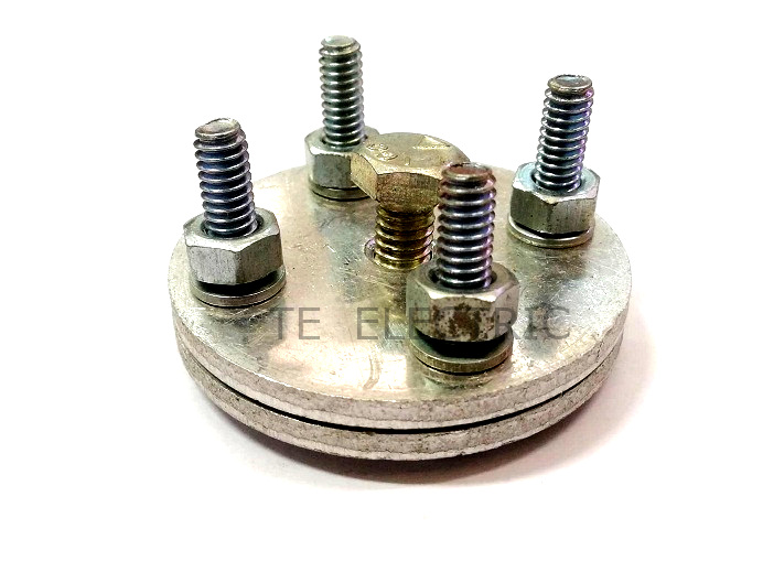 25MM X 3MM ALUMINIUM / COPPER BRASS TEST BOND ROUND TYPE TEST BOND ...