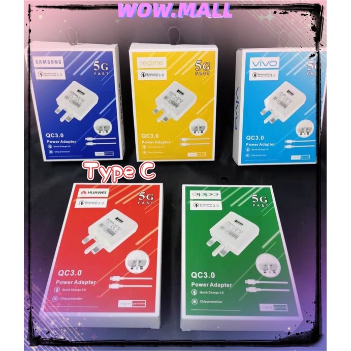 Huawei 22.5W Super Charge Charger With Free 2A Micro USB / 5A Type C ...