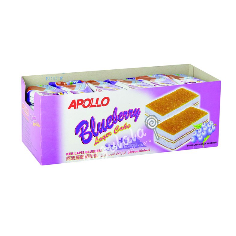 Apollo Blueberry Layer Cake -432g ( 24's x 18g) (A3080) | Shopee Malaysia