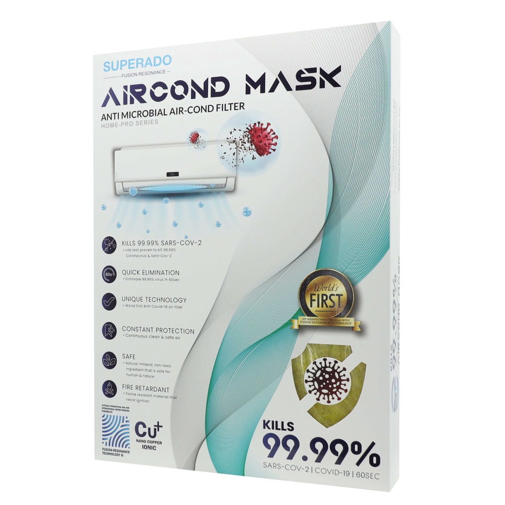 🔥Ready stock🔥Aircond Mask Antimicrobial 99.99% Antivirus Anti Dust Air ...