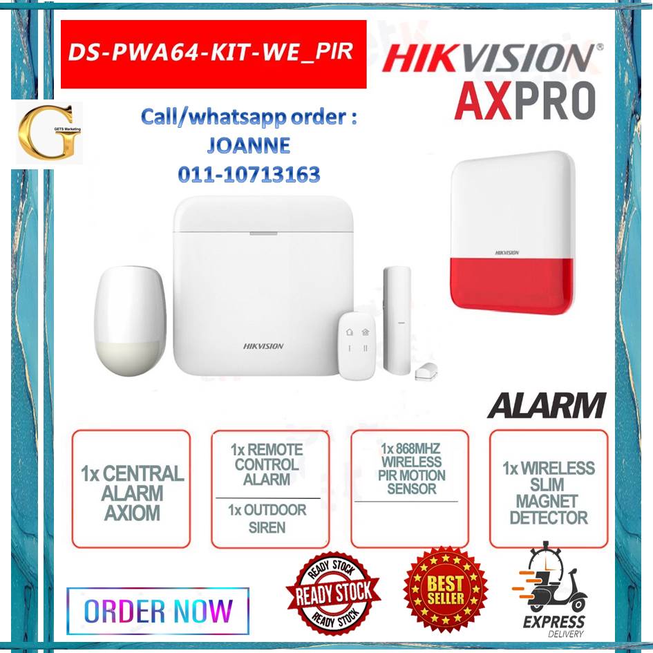 HIKVISION AX PRO SERIES WIRELESS ALARM SYSTEM | Shopee Malaysia