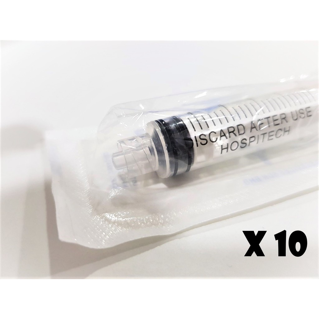 10 PIECES SYRINGE (LUER LOCK/SLIP TIP) 3ML/5ML/10ML | Shopee Malaysia
