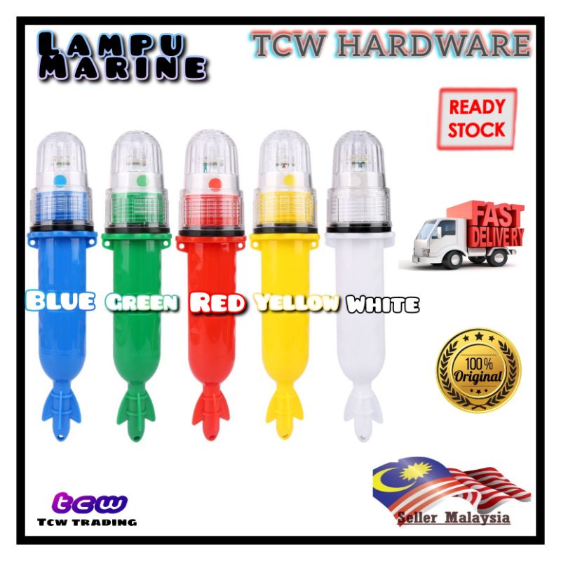 MARINE Torpedo Bot Led Fishing Light/Marine Signal Light/LAMPU JARING LILAT/LAMPU FLASH NELAYAN ...