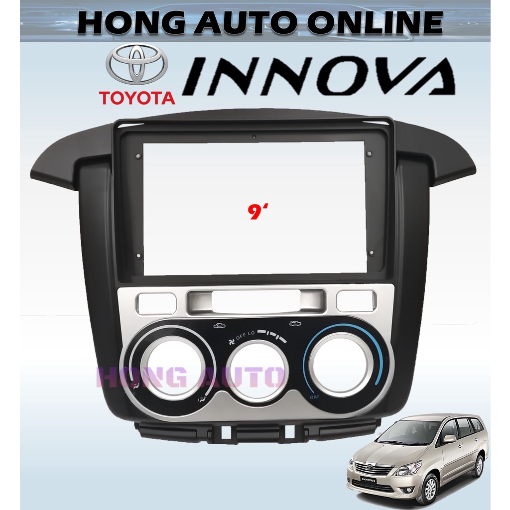 TOYOTA INNOVA (MANUAL AIR-COND) 2006-2011 ANDROID CASING(9'') | Shopee ...