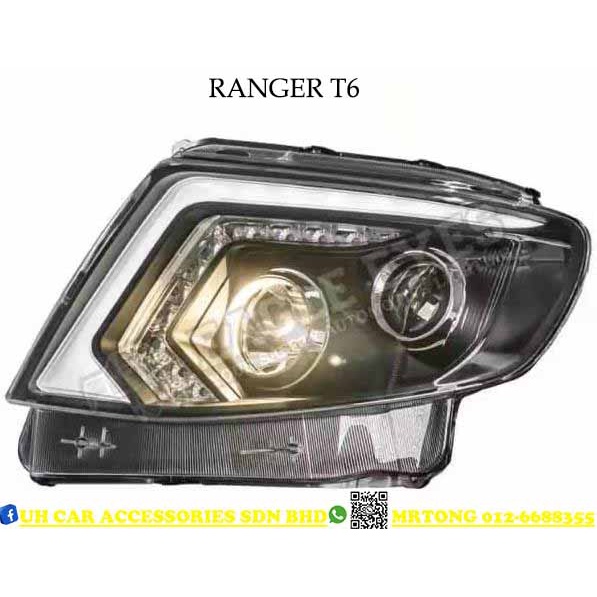 FORD RANGER T6 LED HEADLAMP HEADLIGHTS HEAD LAMP LIGHT LIGHTS | Shopee ...