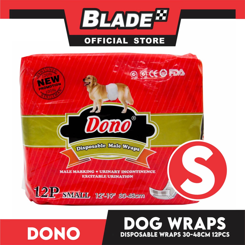 Dono Disposable Male Dog Wrap (Small) Set of 12pcs | Shopee Malaysia