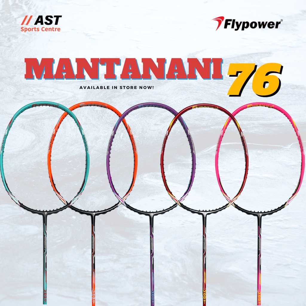 FLYPOWER Mantanani 76 | Badminton Racket | High Speed Frame Racket ...