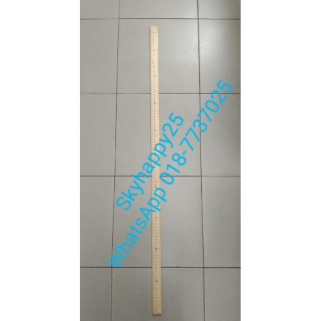 Pembaris kayu lurus 1 meter | Shopee Malaysia