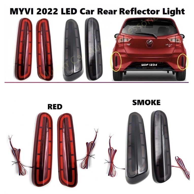 Perodua Myvi GEN3 G3 2018 2019 2020 2021 2022 Facelift LED Rear Bumper ...